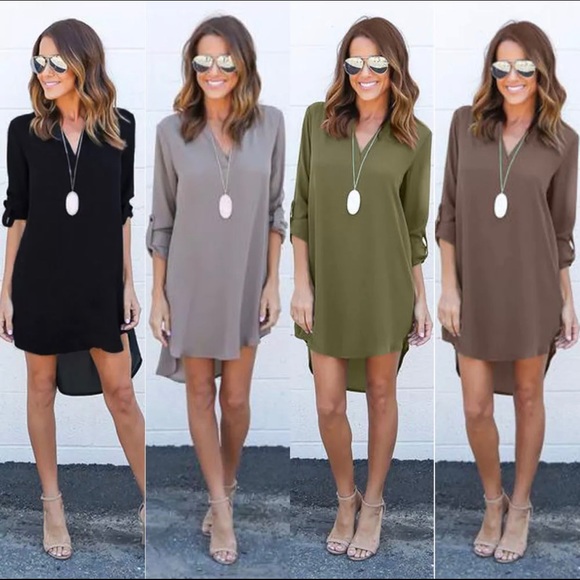 Dresses | Lovely Highlow Shirtdress | Poshmark